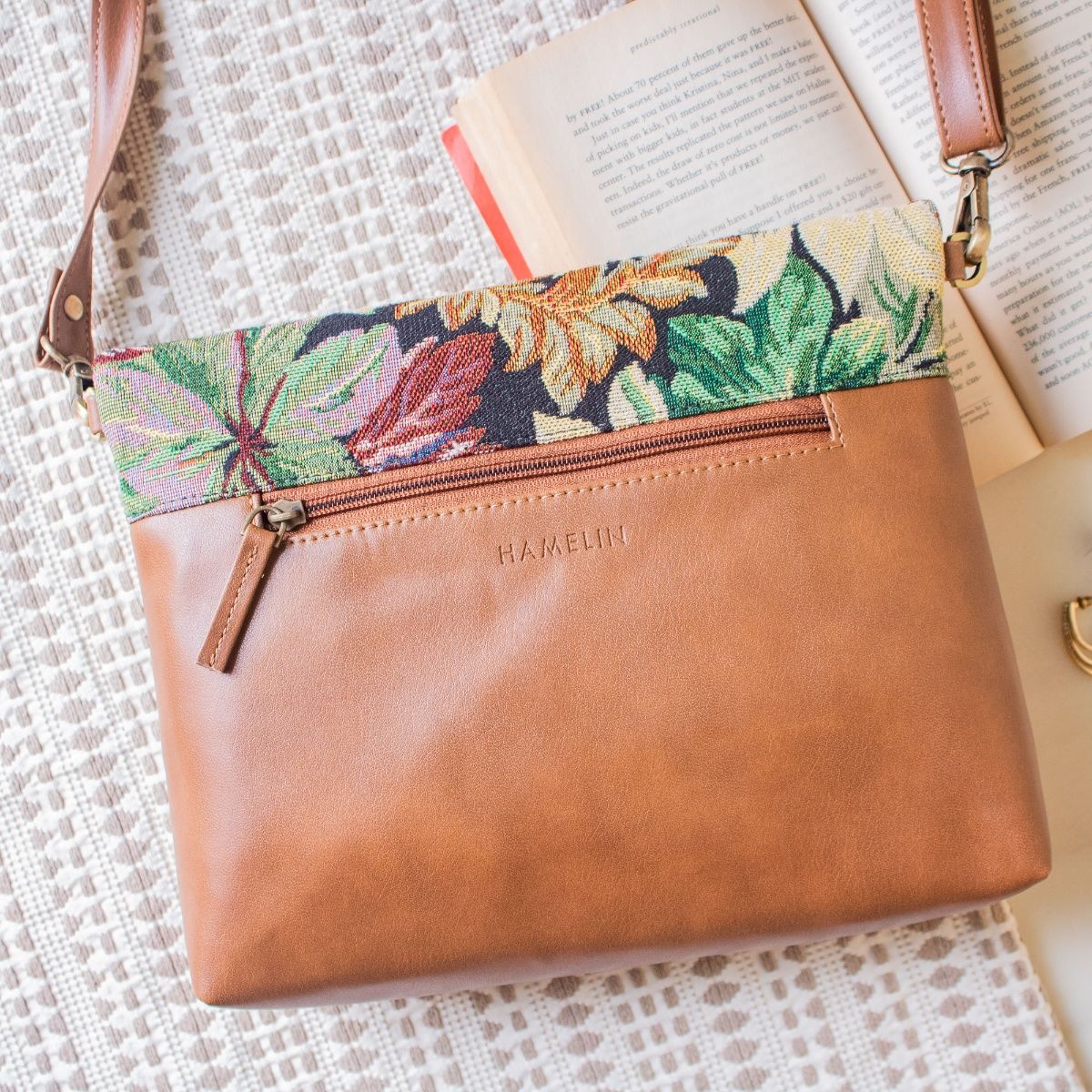 Buy HAMELIN Fold Over Sling Bag - Floret (M) Online