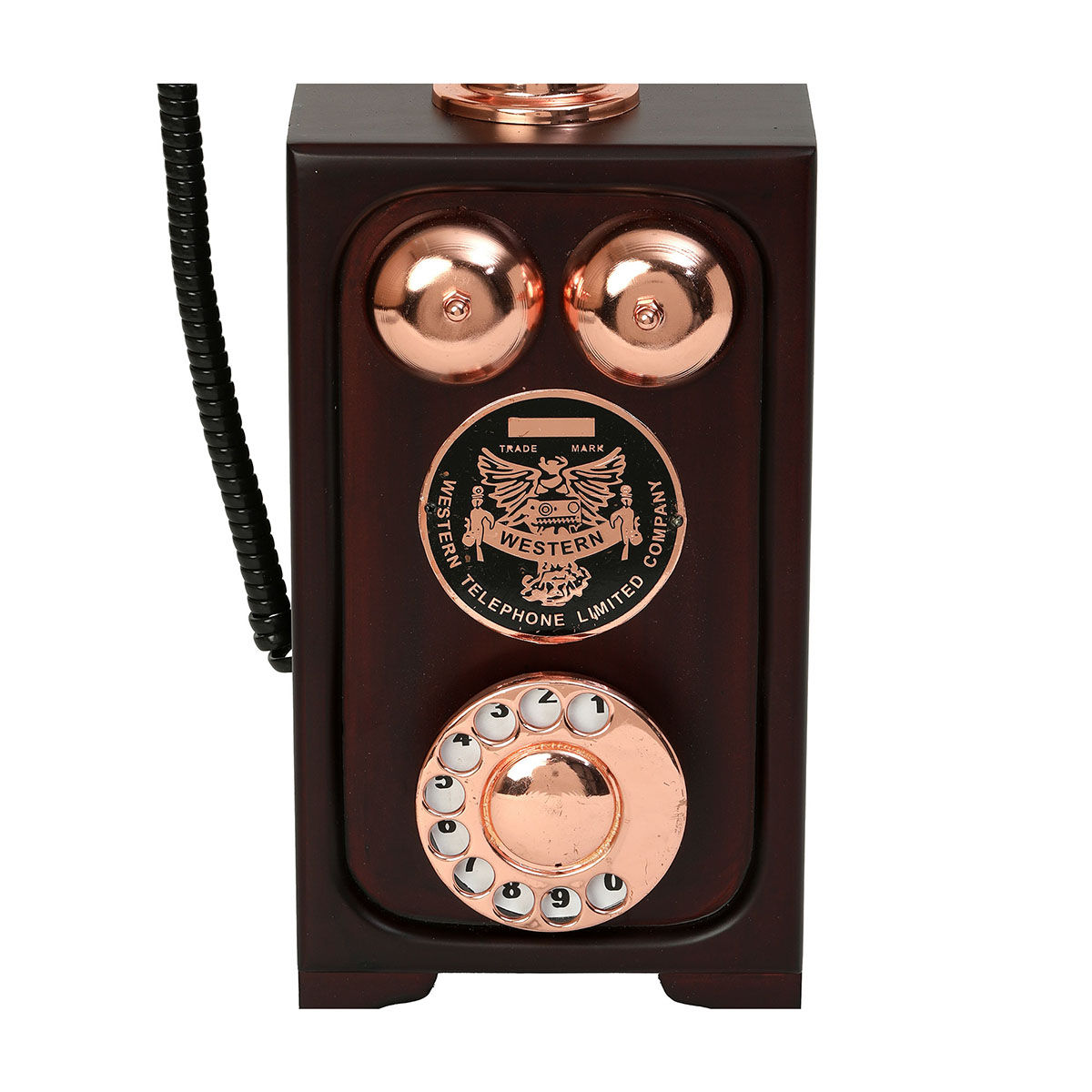 Buy Decor Antique Vintage Handcrafted Wall Hanging Telephone Fully ...