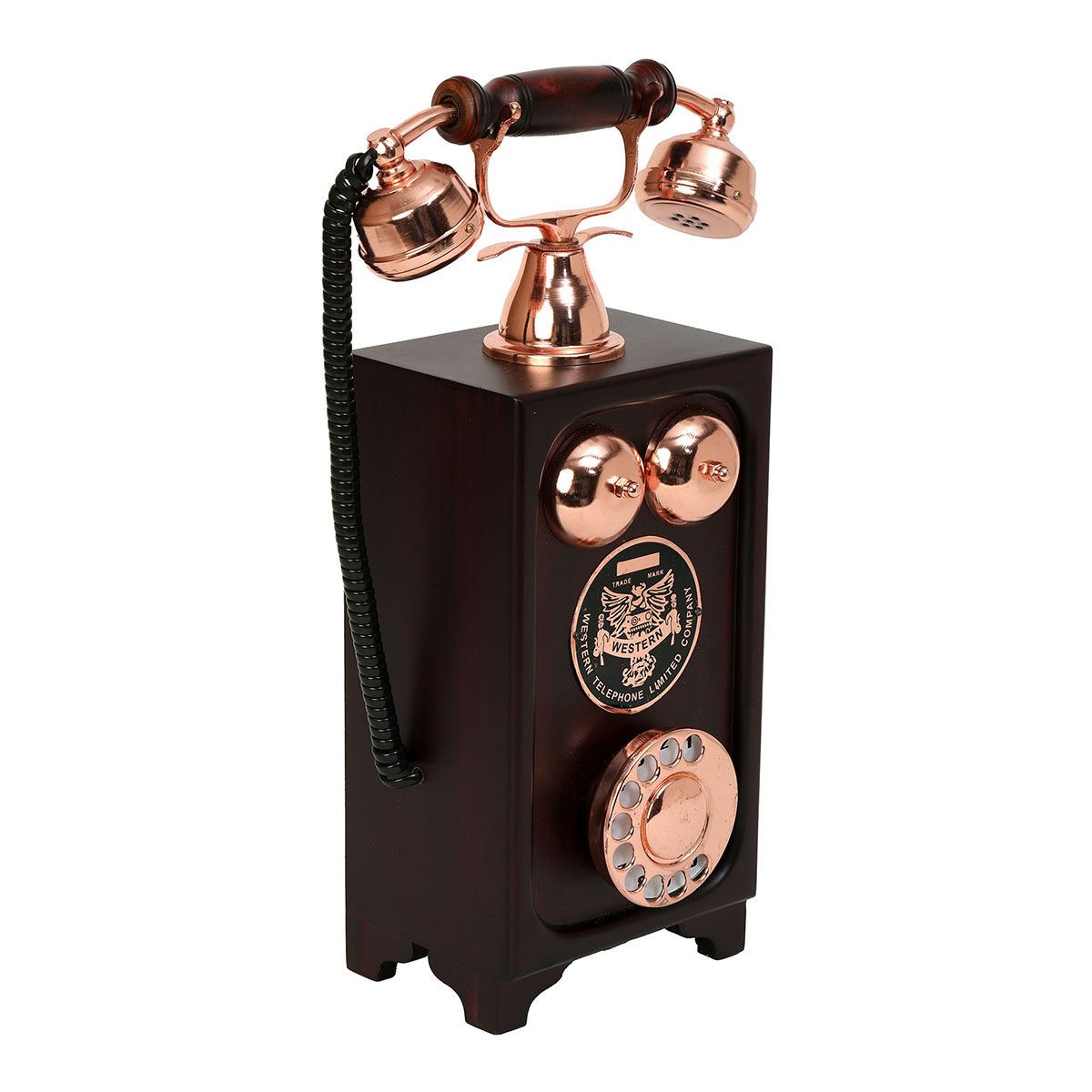 Buy Decor Antique Vintage Handcrafted Wall Hanging Telephone Fully ...