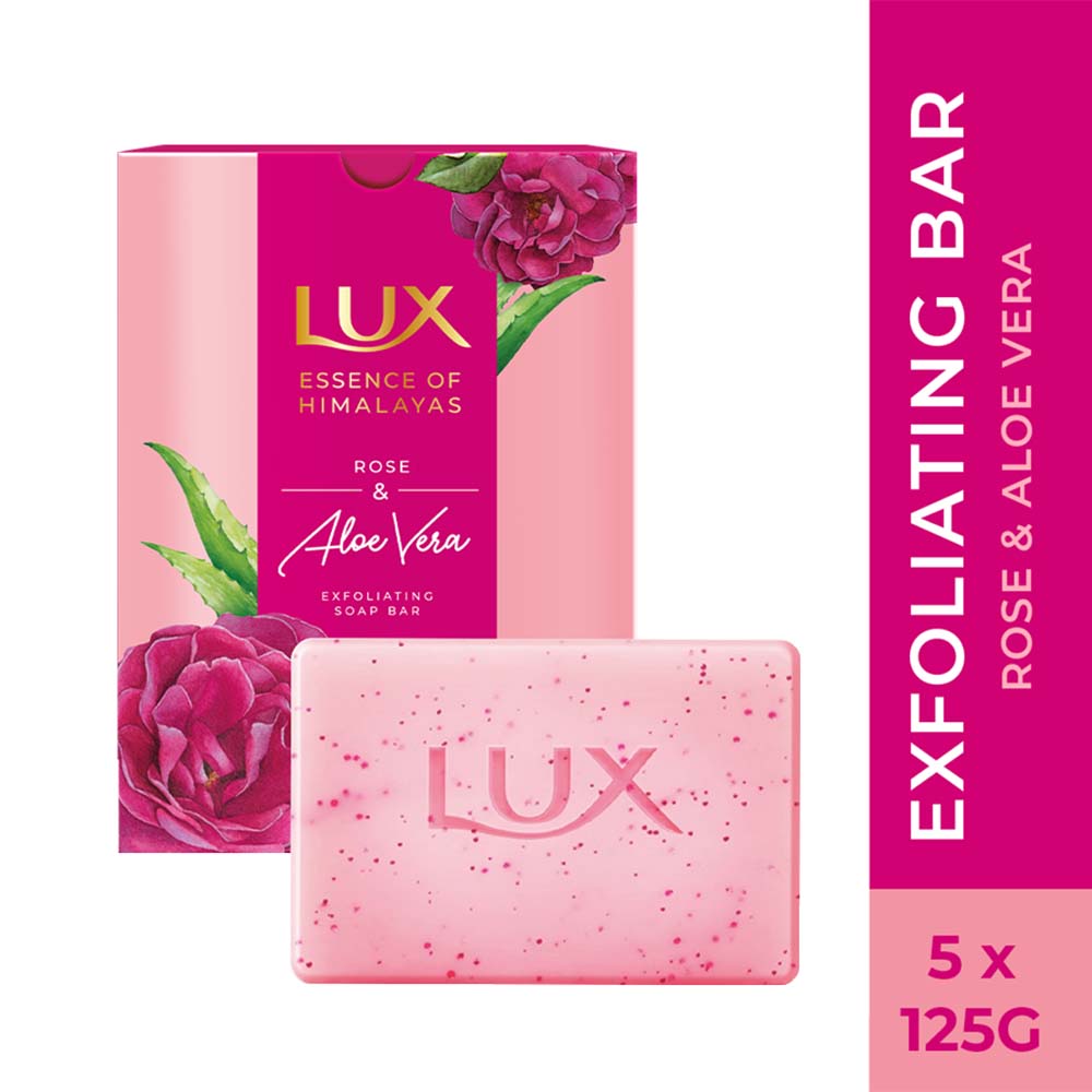 Lux Rose Aloevera Exf Soap - Pack of 5: Buy Lux Rose Aloevera Exf Soap ...
