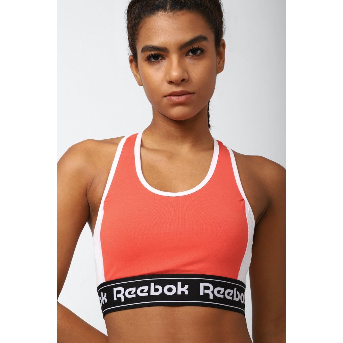 Buy Reebok Womens Training Core Logo Bralette Sports Bra Online