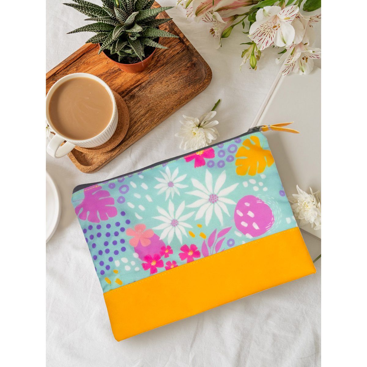 Buy Doodle Collection Floral Joy Pouch Online