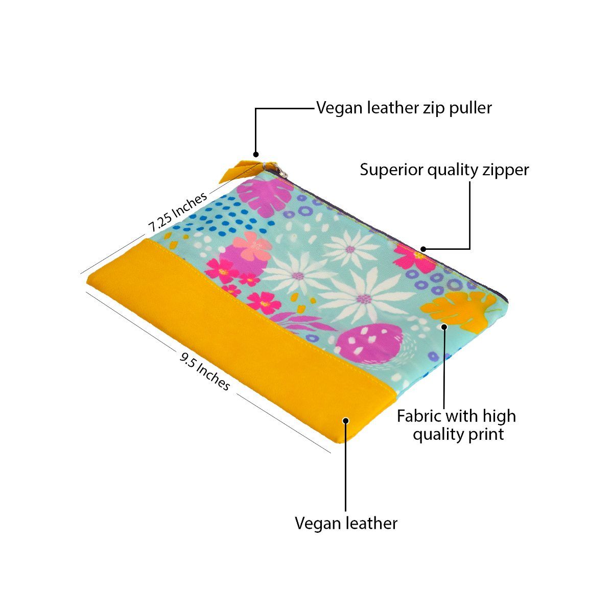 Buy Doodle Collection Floral Joy Pouch Online