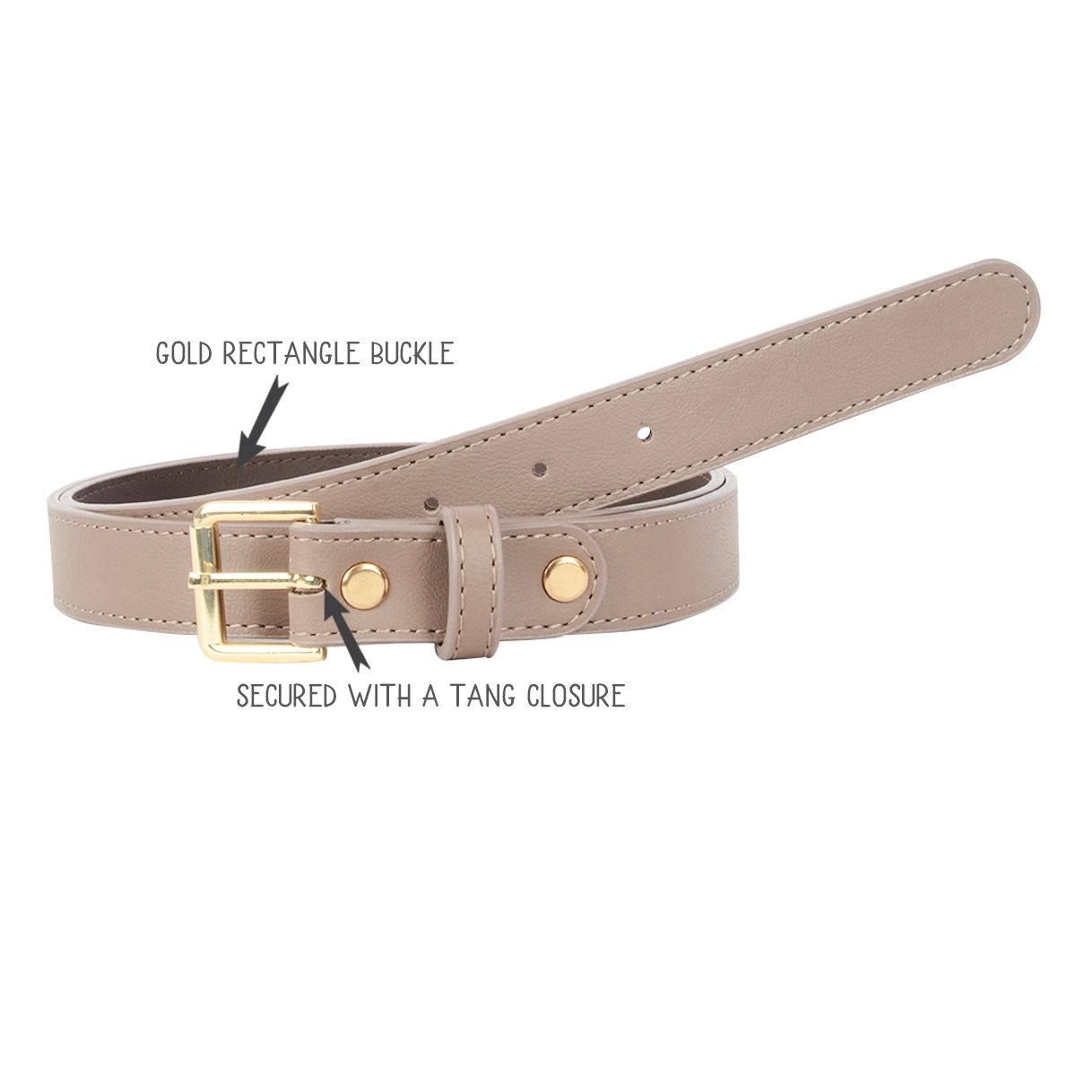 Buy Baggit Popo 40 Beige Belt Online