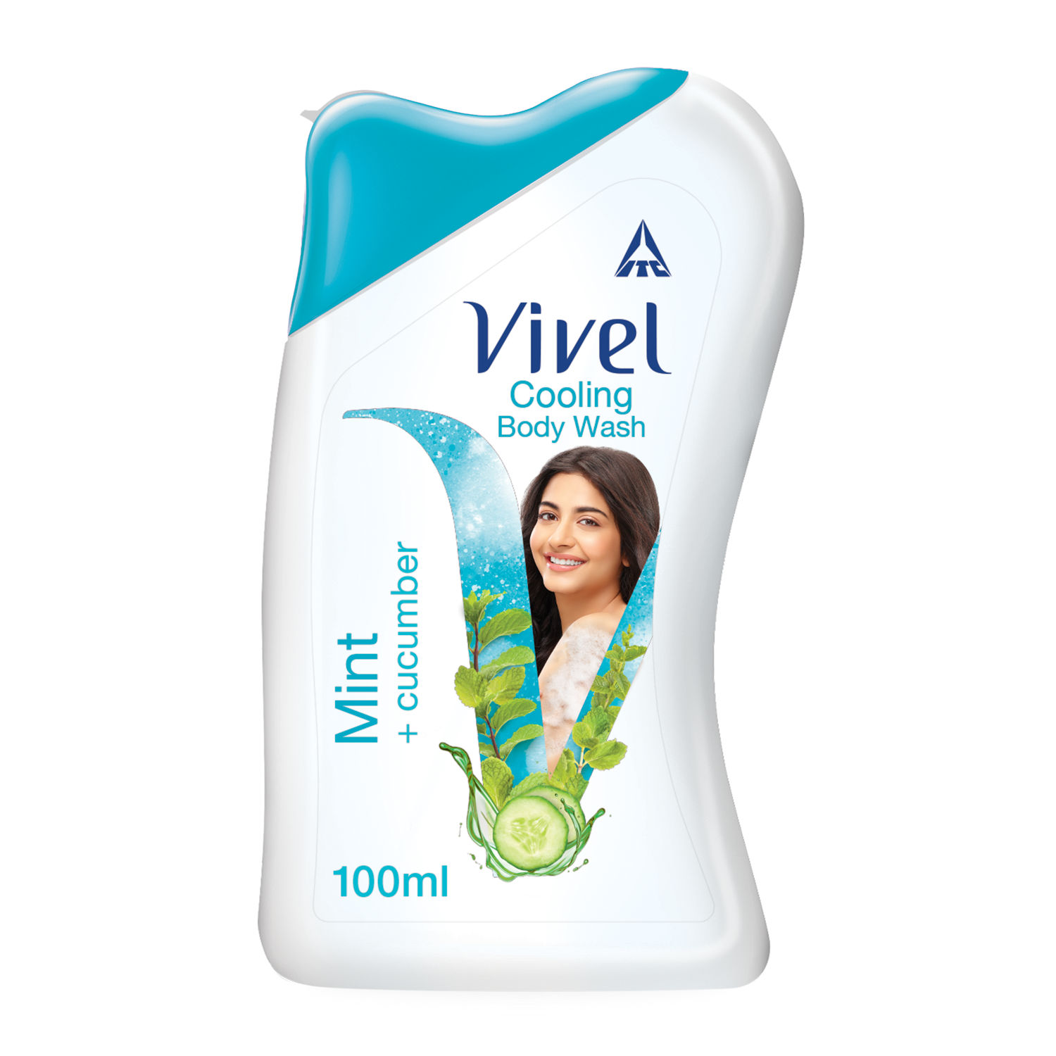 Vivel Body Wash, Mint & Cucumber, Cooling & Moisturising Shower Crème ...