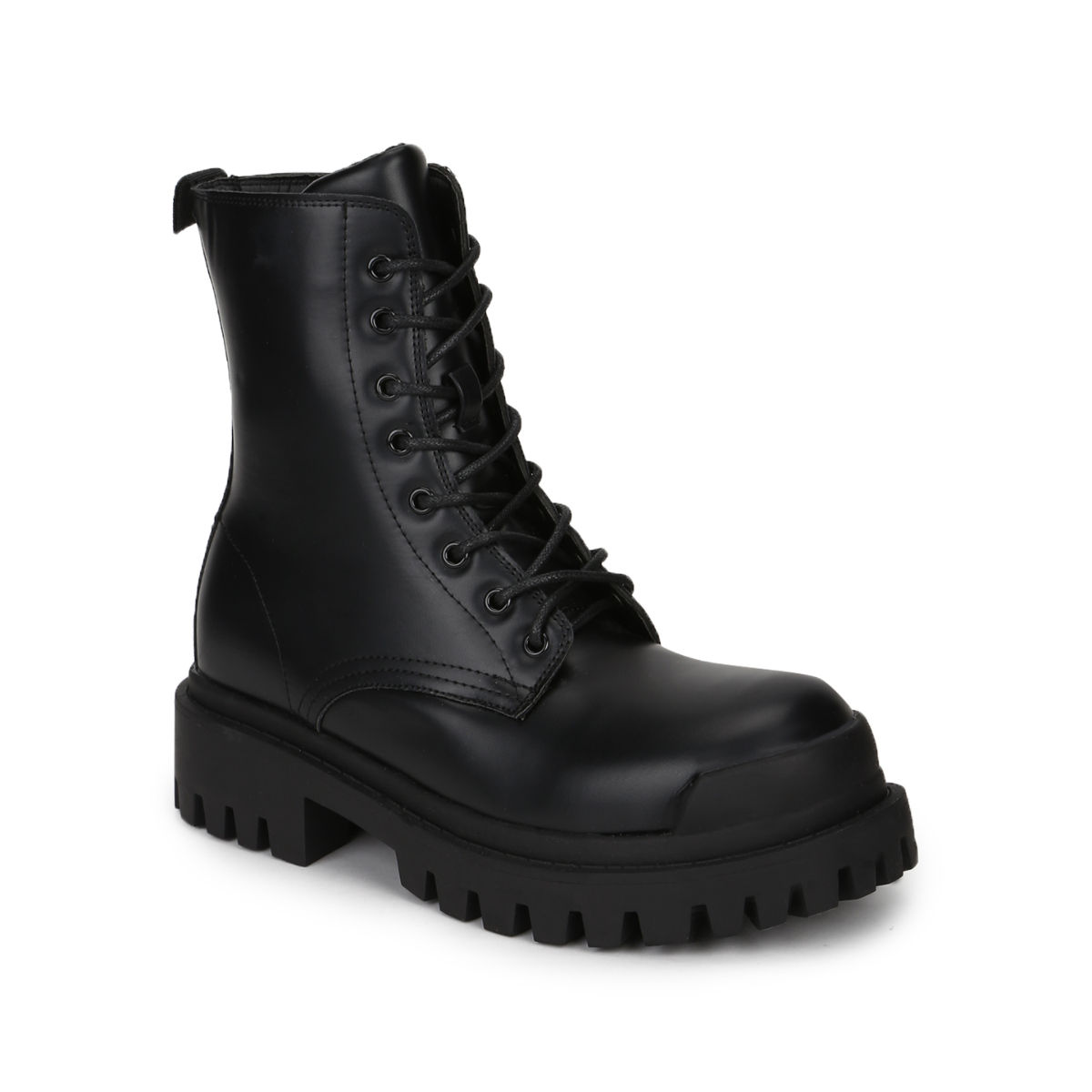 Buy Truffle Collection Black Solid Boots Online