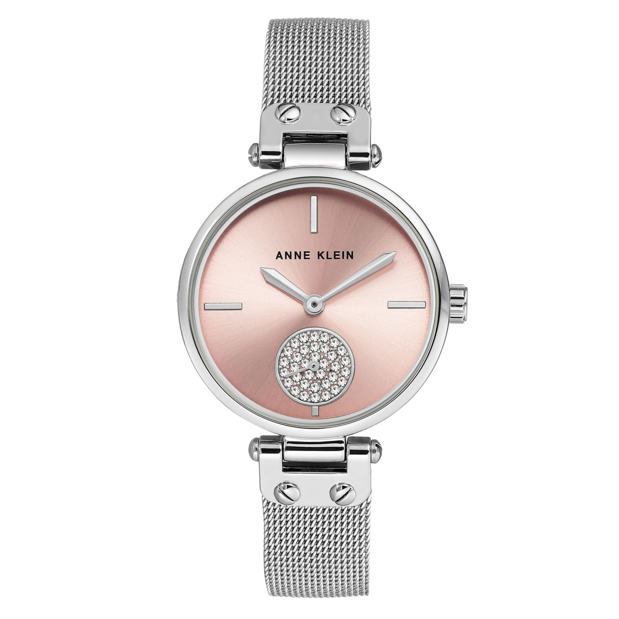 Anne Klein AK3001LPSV Light Pink Dial Analog Watch For Women: Buy Anne ...