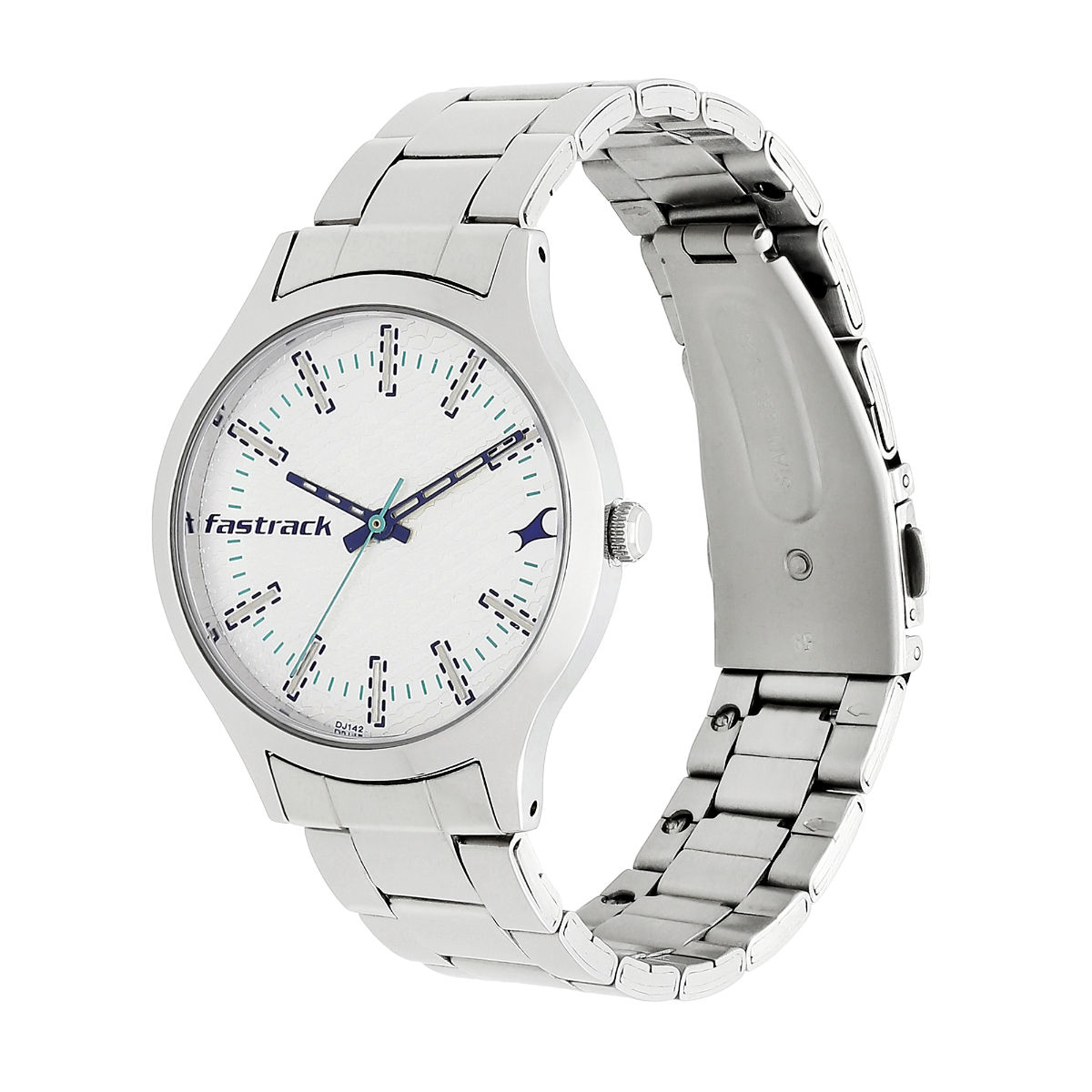 Fastrack White Dial Silver Stainless Steel Strap Watch: Buy Fastrack ...