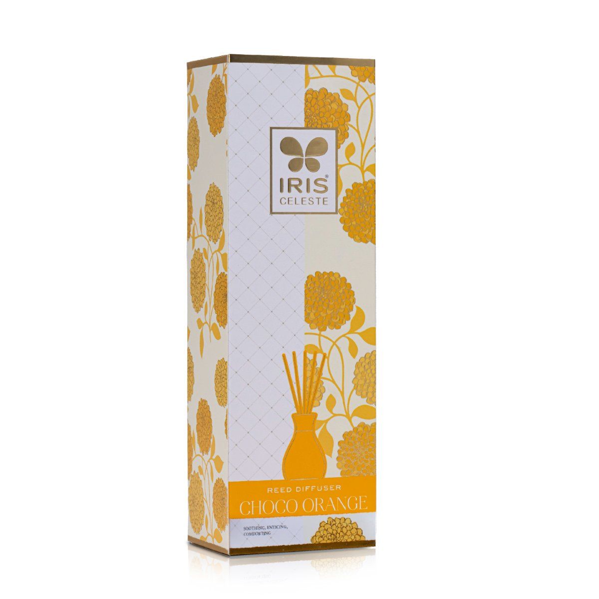 Buy Iris Choco Orange Reed Diffuser With 1 Ceramic Pot, 5 Reed Sticks ...
