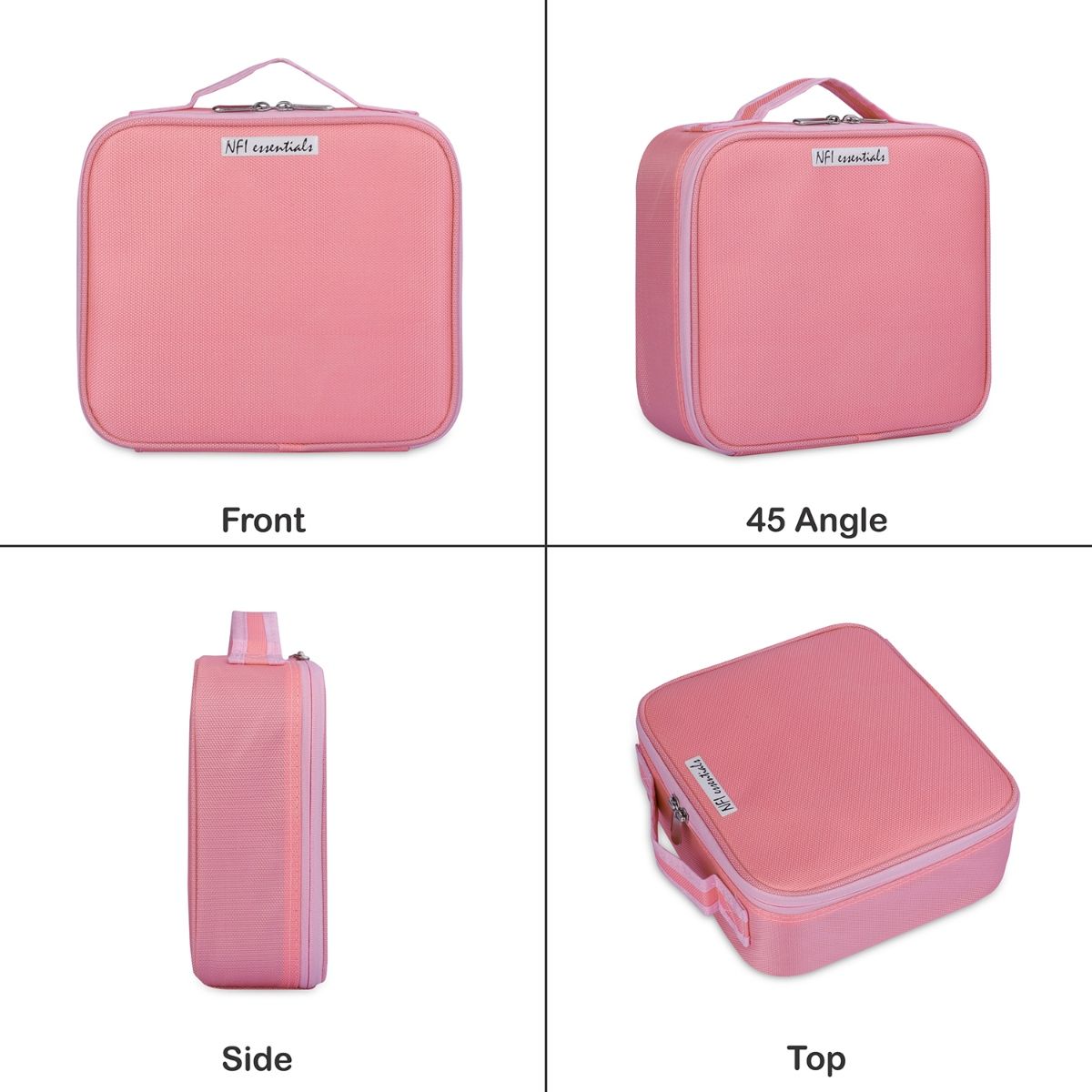 Buy NFI Essentials Pink PU Print Makeup Box (L) Online