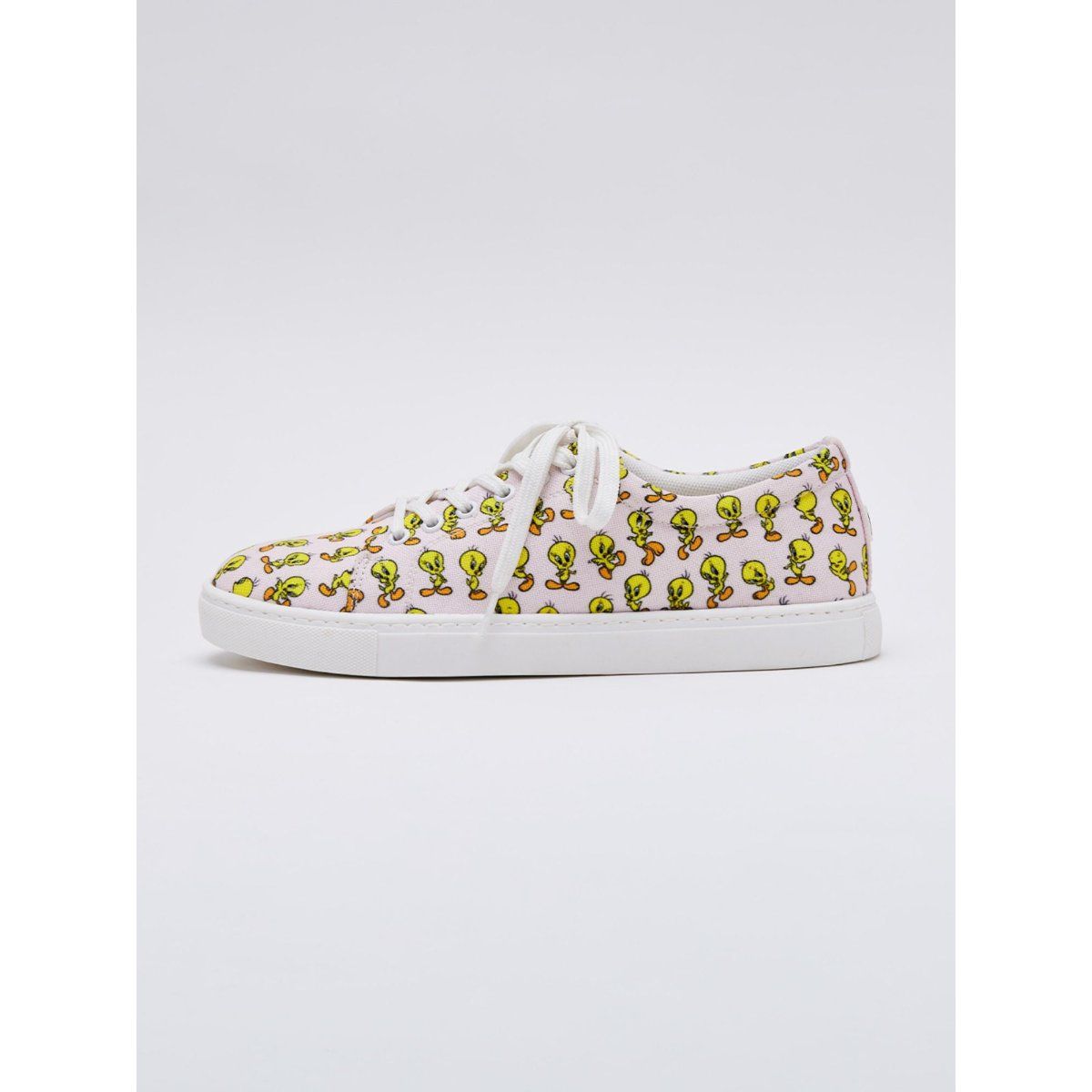 Buy The Souled Store Tweety: Pretty Pink Women Lace Up Shoes Light Pink ...