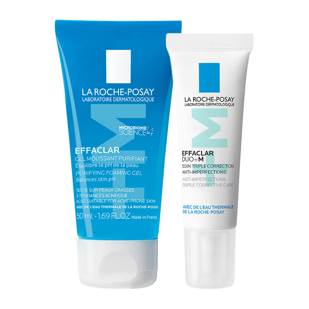 Buy La Roche-Posay 2-Step Skin Routine for Acne: Effaclar Purifying Gel ...