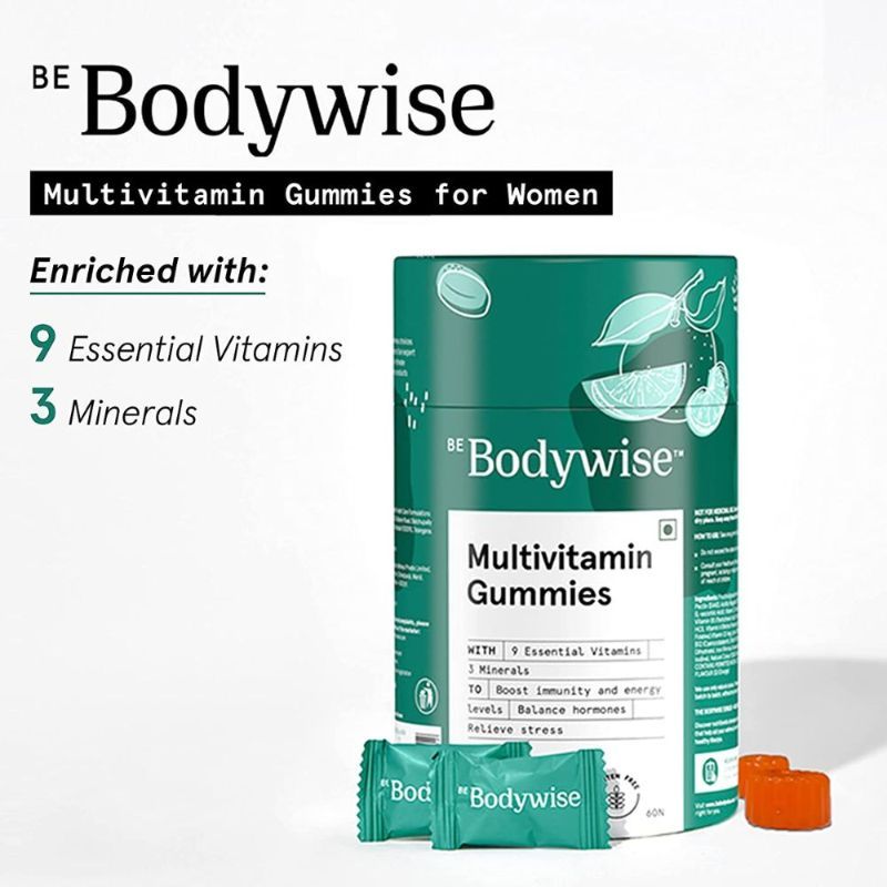Be Bodywise Multivitamin Gummies 60 Days Pack - Boosts Immunity - High ...