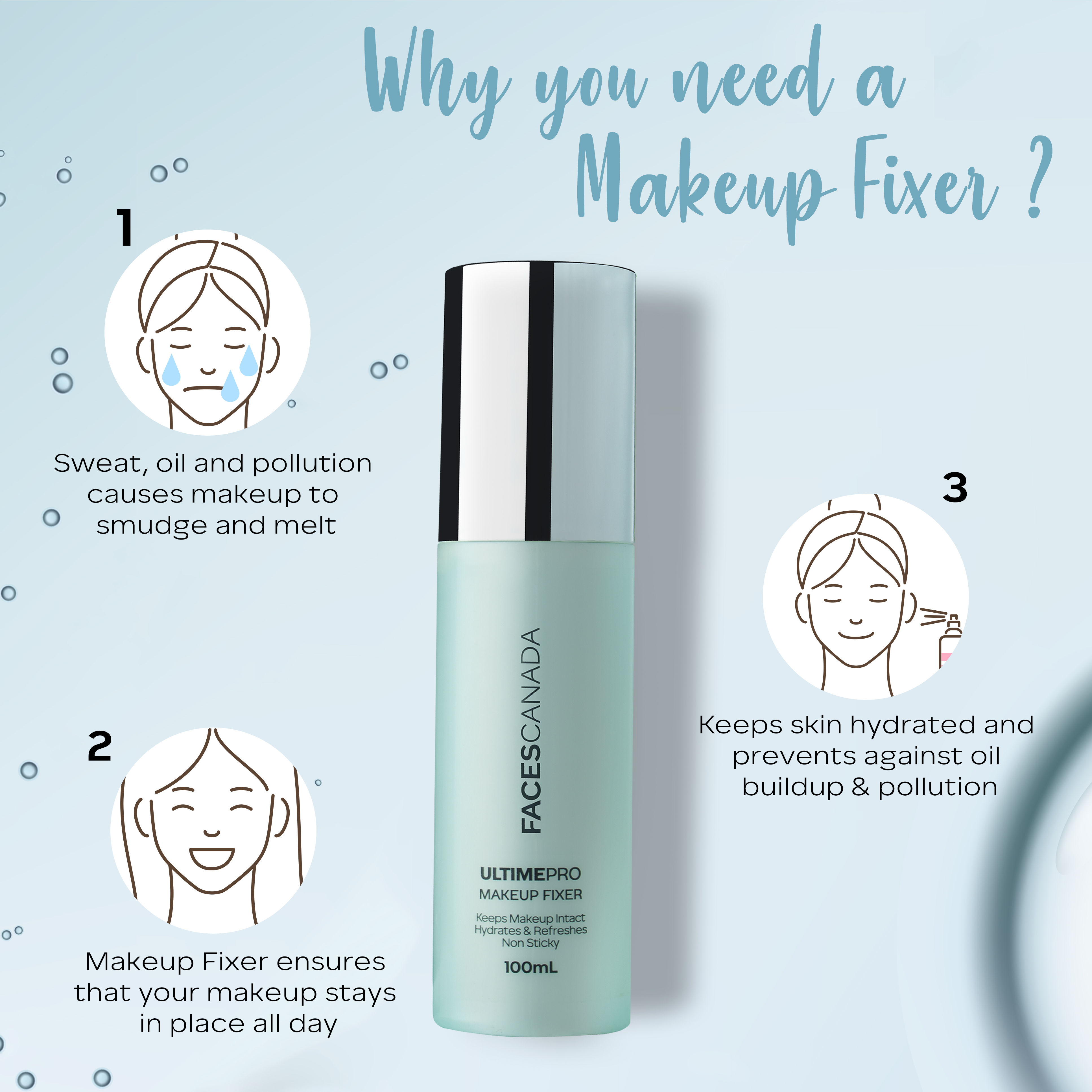 Faces Canada Makeup Fixer Setting Spray: Buy Faces Canada Makeup Fixer ...