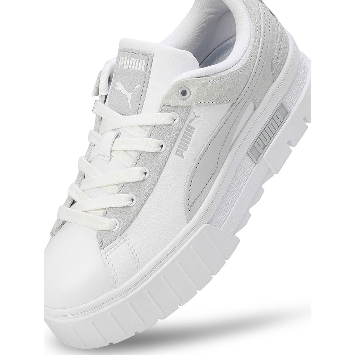 Buy Puma Mayze Rare Muted Animal Women White Sneakers Online