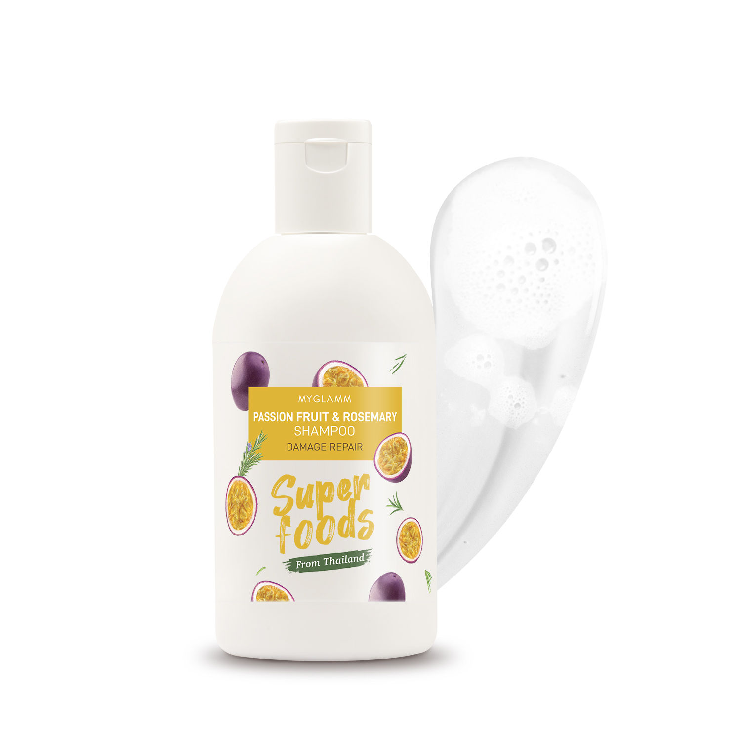MyGlamm Super Foods Passion Fruit & Rosermary Shampoo: Buy MyGlamm ...