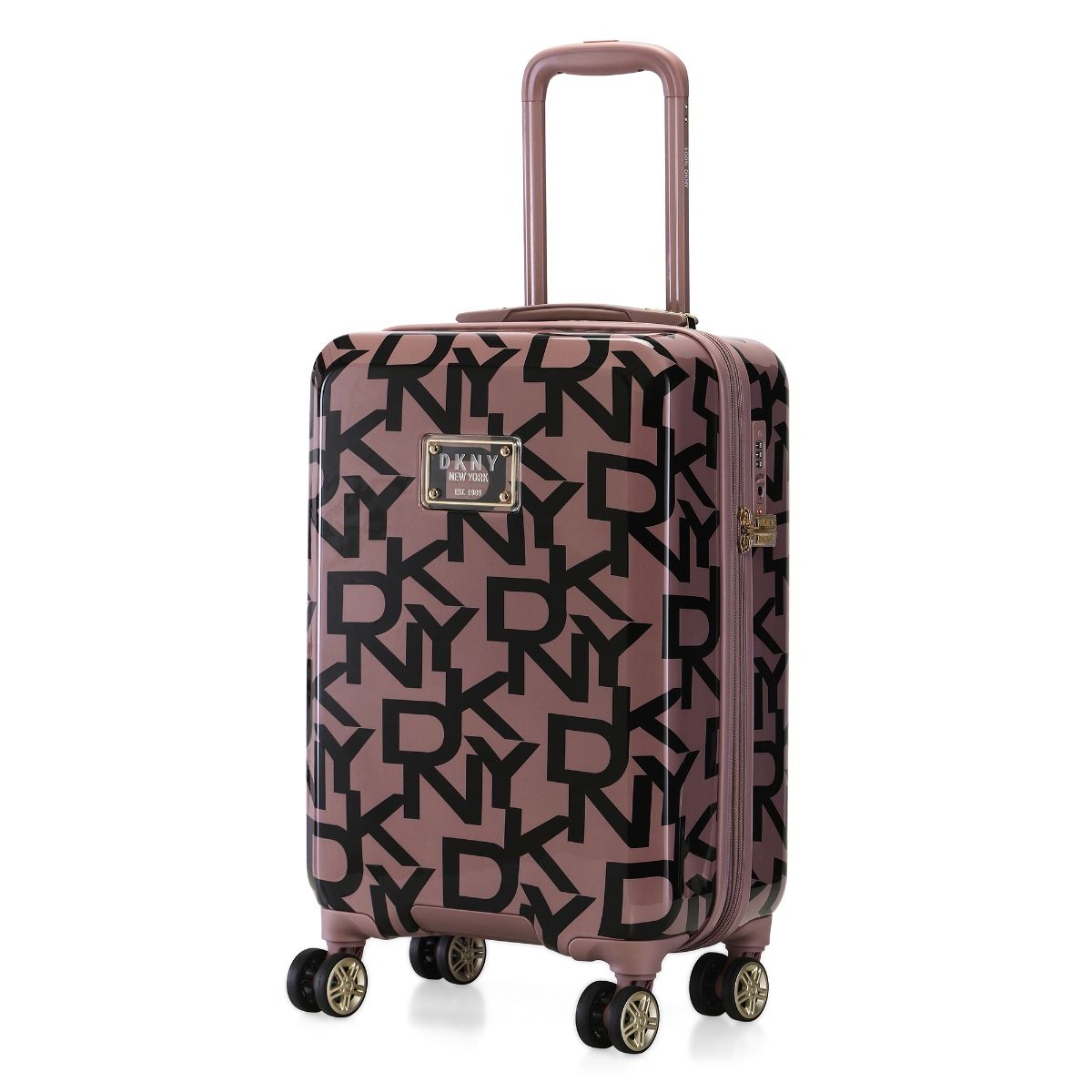 Buy DKNY Deco Signature Range French Pink Color Hard Cabin Luggage Online