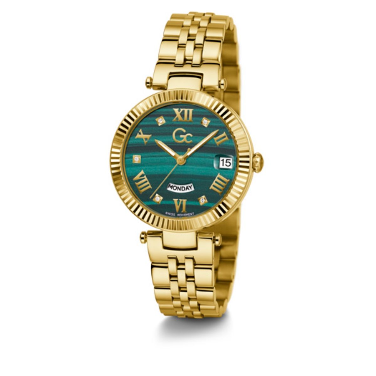Buy GC Analogue Green Dial Women Watch-Z01006L9Mf Online