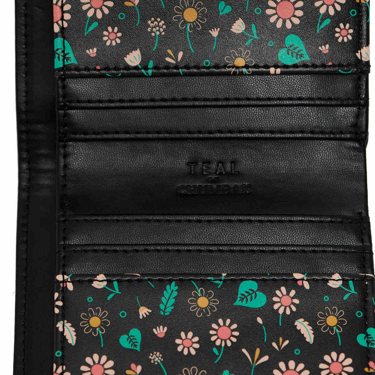 Teal By Chumbak Latina Tropical Mini Wallet - Black: Buy Teal By ...