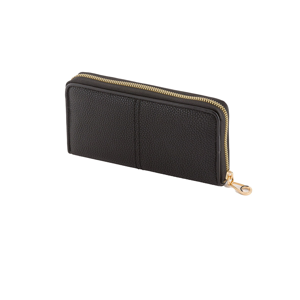 Buy CARPISA Womens Zip Around Textured Wallet Black Online