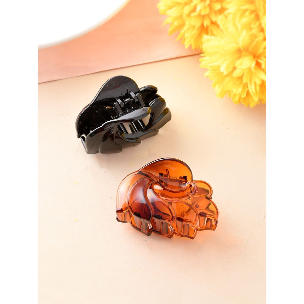 Buy Silvermerc Designs Hair Clutch Clips ( Set Of 2) Online
