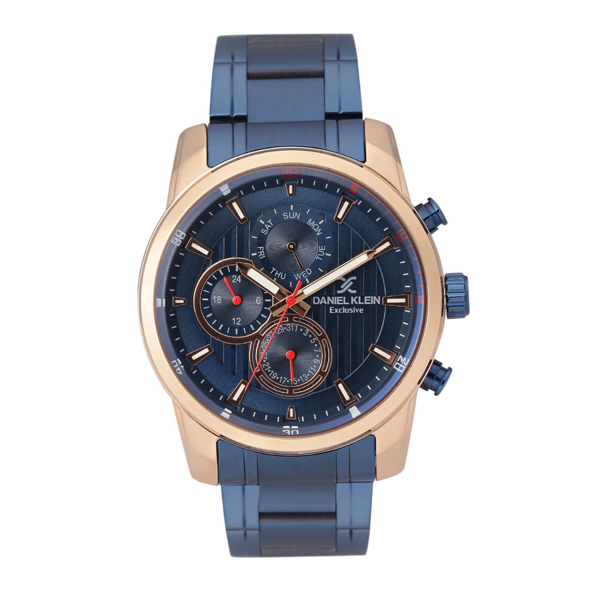 Daniel Klein Blue Color Watches For Men (dk11212-2): Buy Daniel Klein ...
