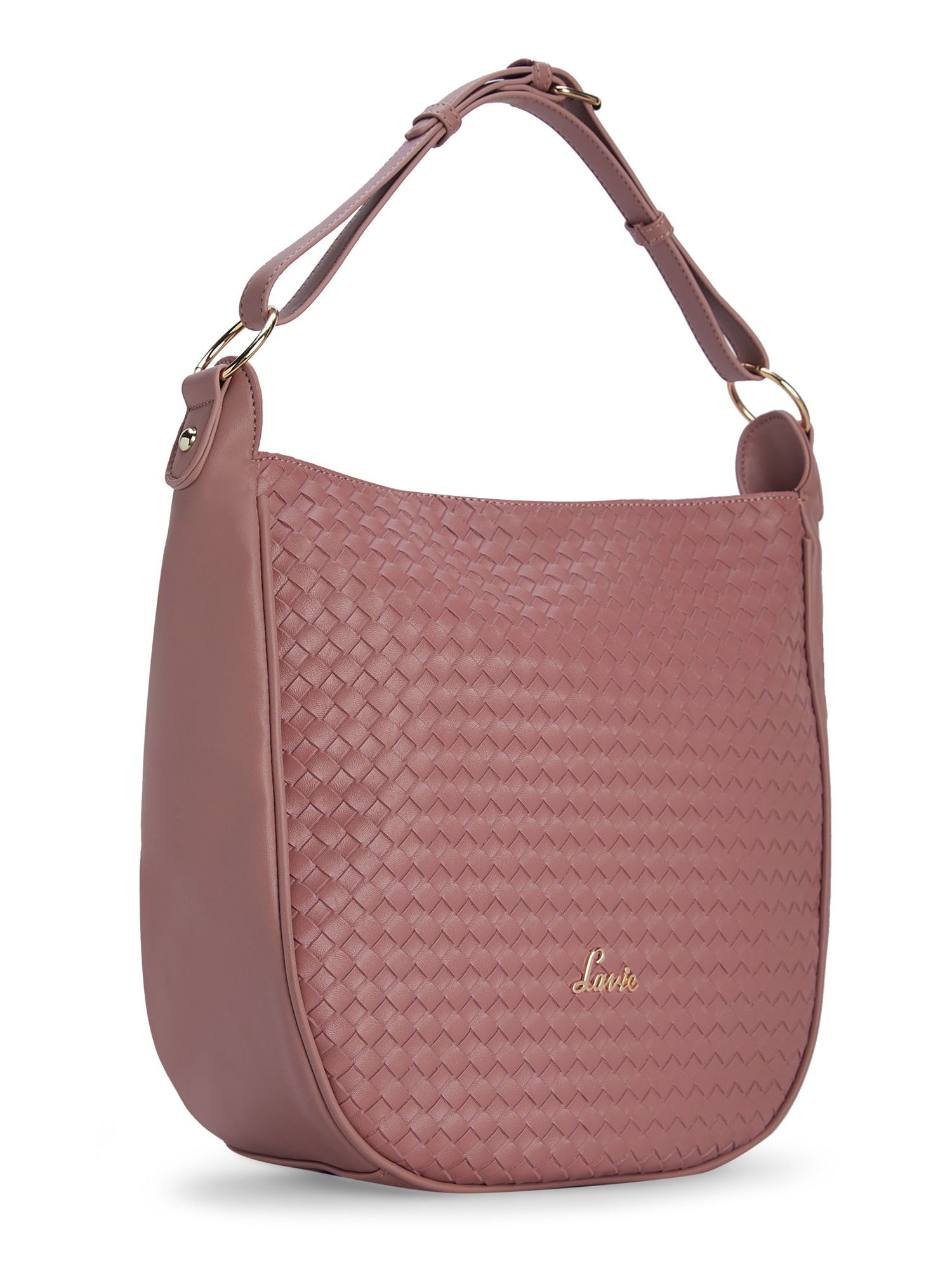 Buy Lavie Purple Polyurethane Hillier Hobo Handbag Online