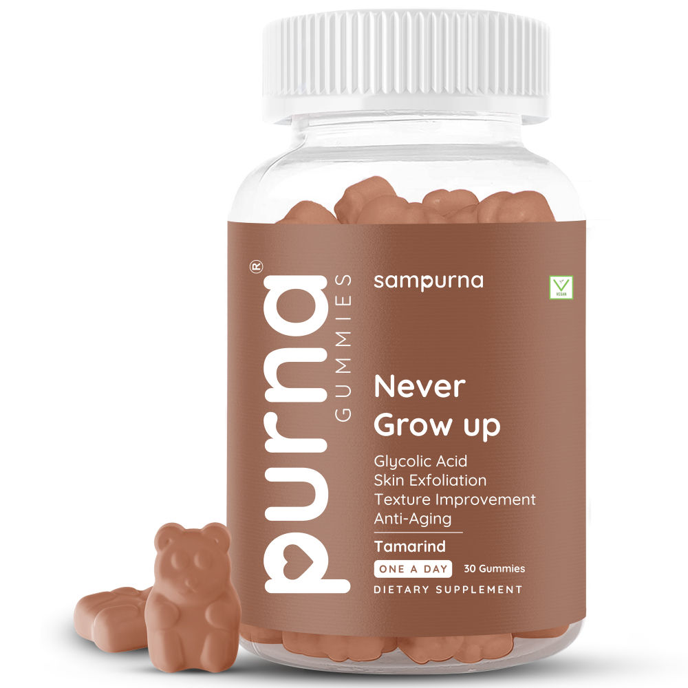 Buy Purna Sampurna Never Grow Up Glycolic Acid Gummies - Tamarind Online