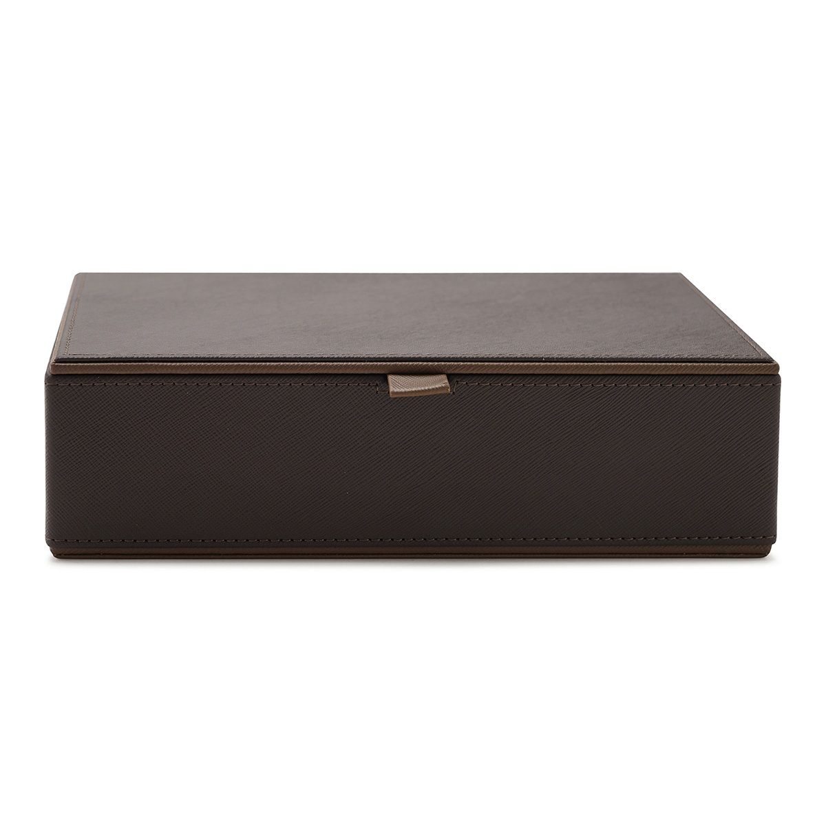 Buy Pure Home + Living Dark Brown Faux Leather Box with Lid Online