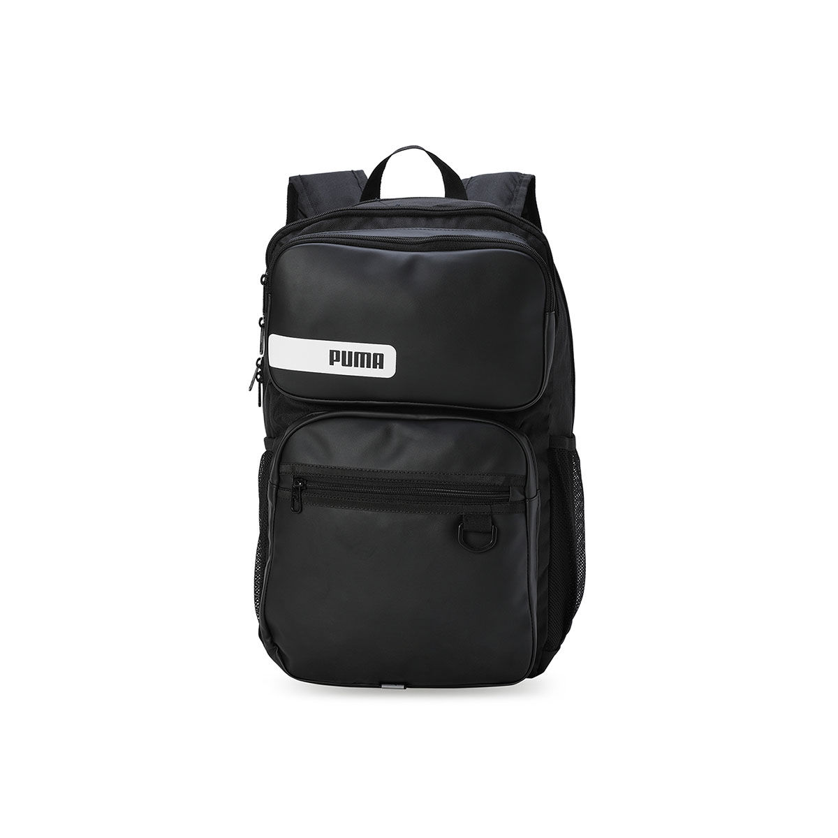 Buy Puma Stylised PU Unisex Black Backpack Online