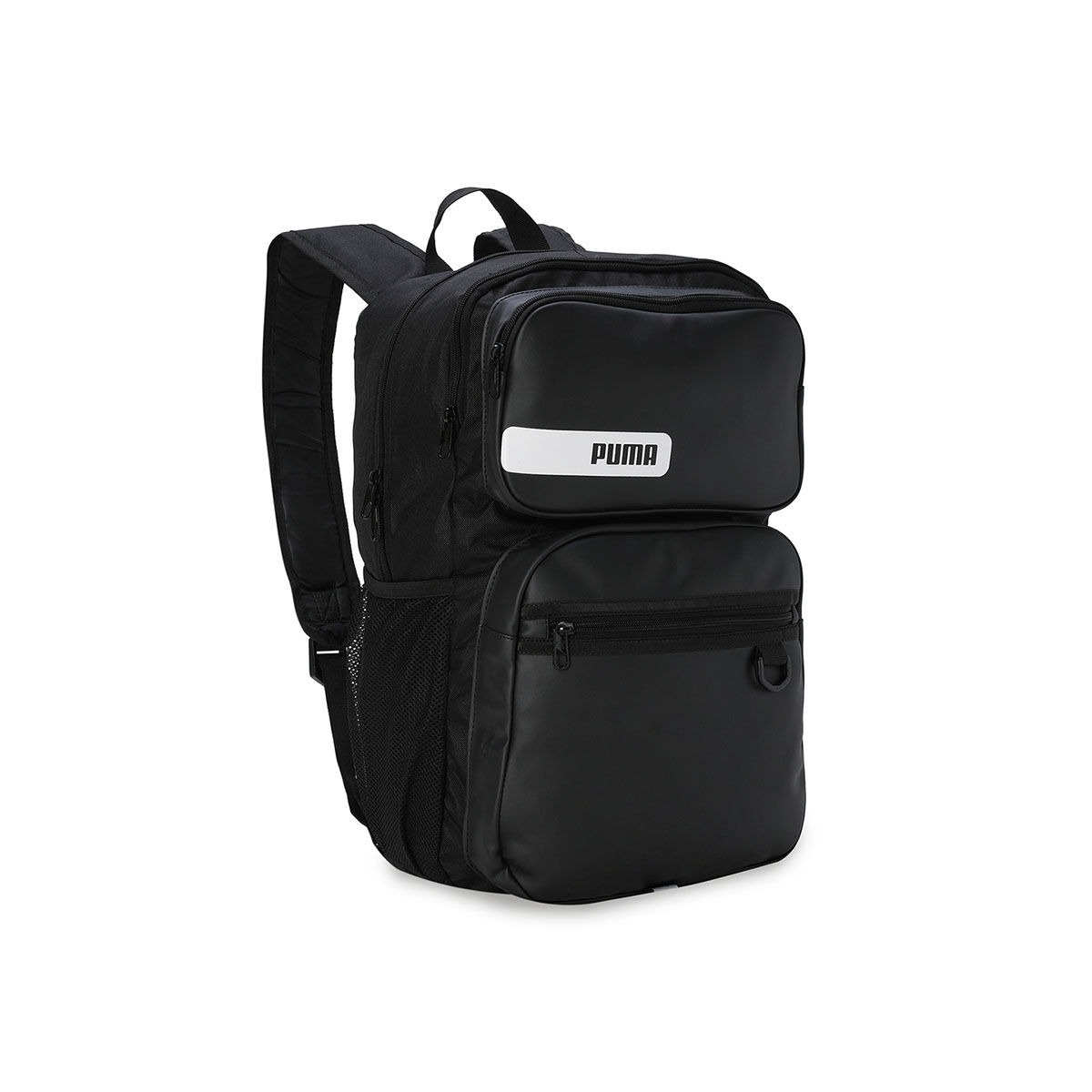 Buy Puma Stylised PU Unisex Black Backpack Online
