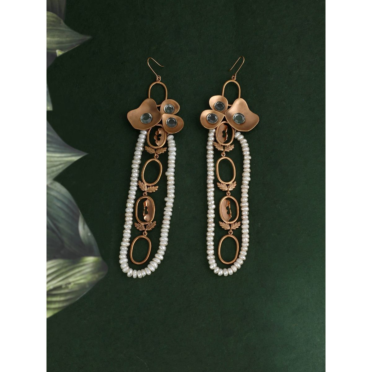 Buy Suhani Pittie Pearl Waterfall Earing Online