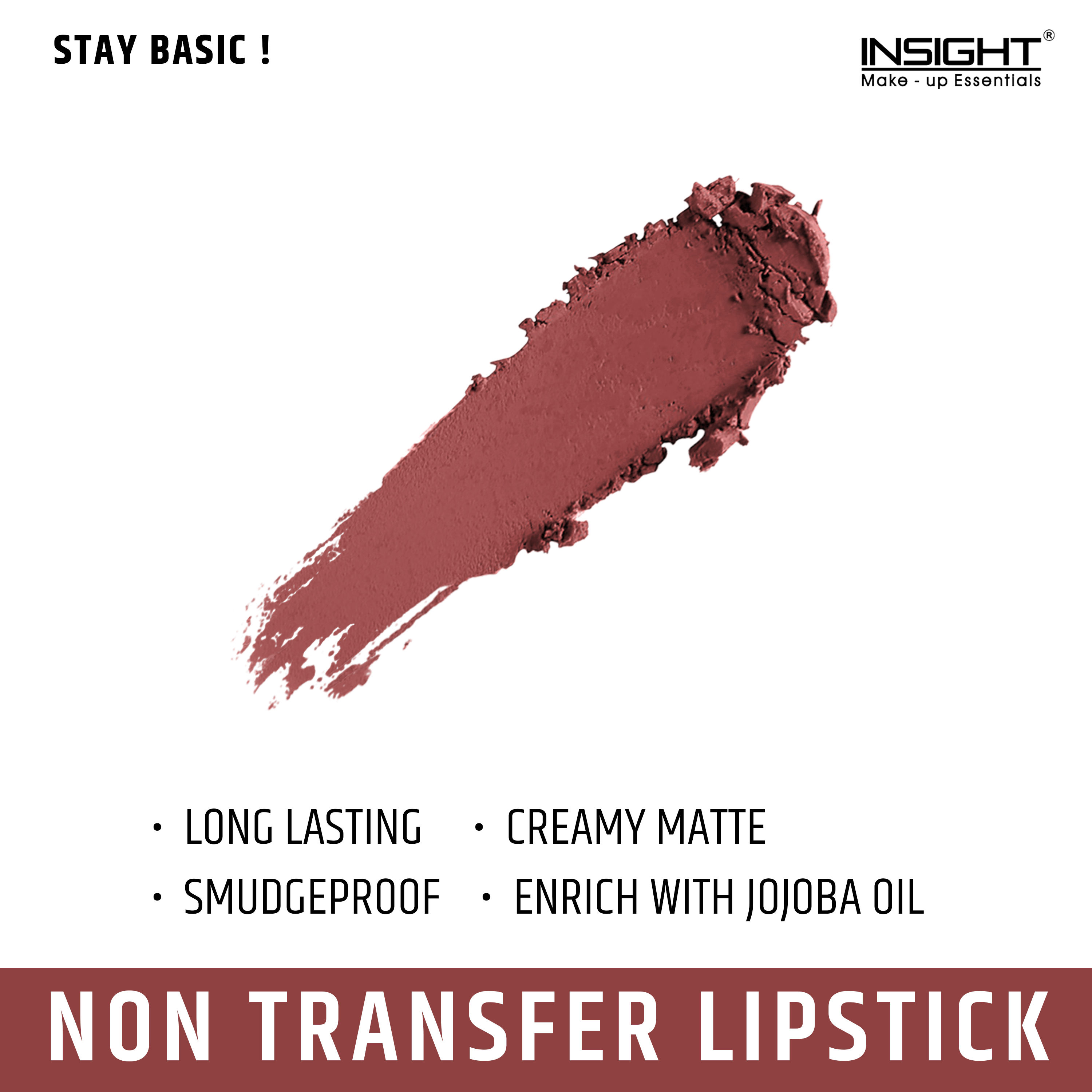 Insight Cosmetics 24 Hrs Non Transfer Matte Lipstick: Buy Insight ...