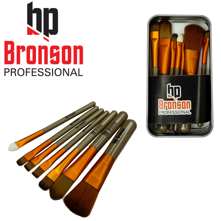 Buy Bronson Professional Makeup Brush Set of 7 With Storage Box (Color ...