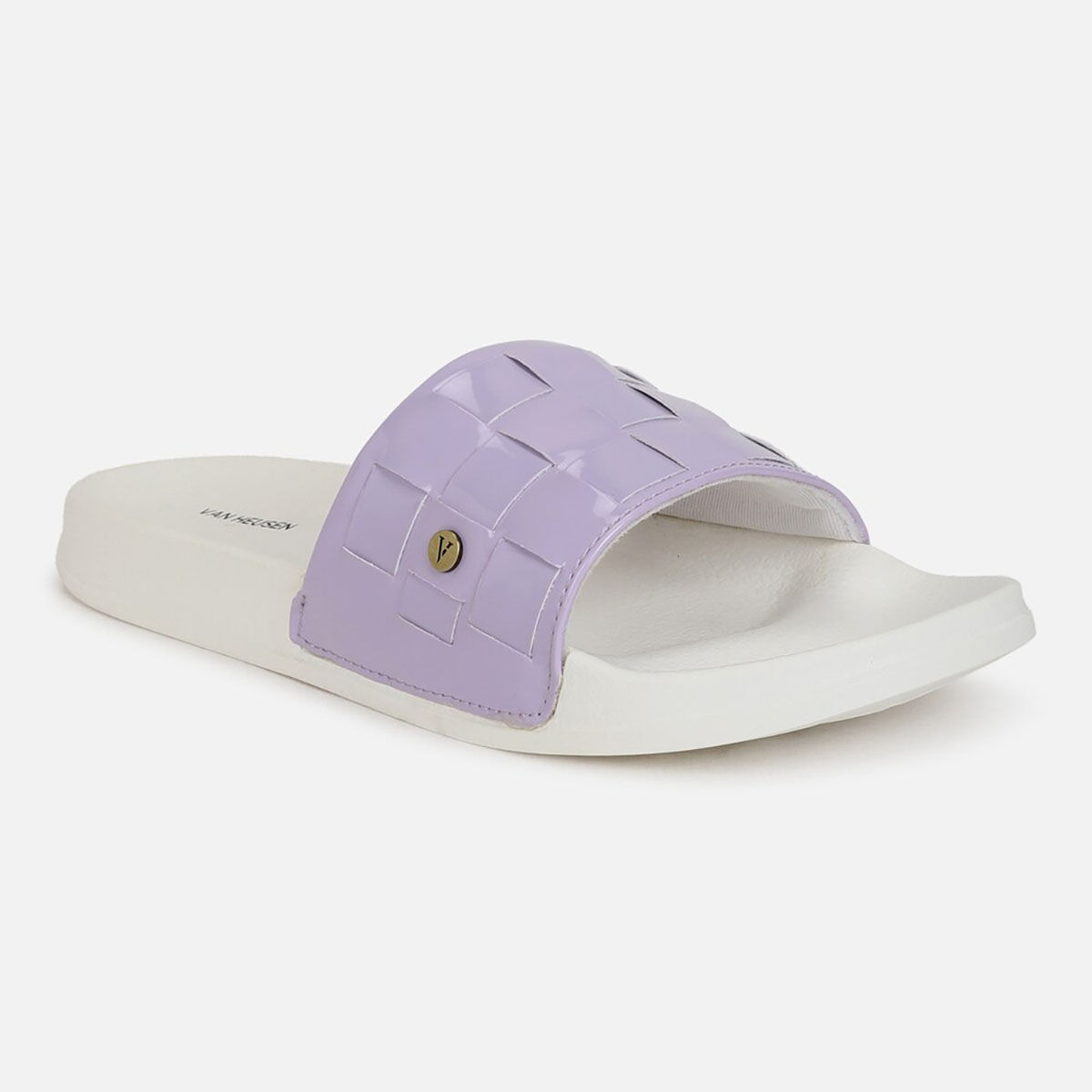 Buy Van Heusen Women Purple Sliders Online