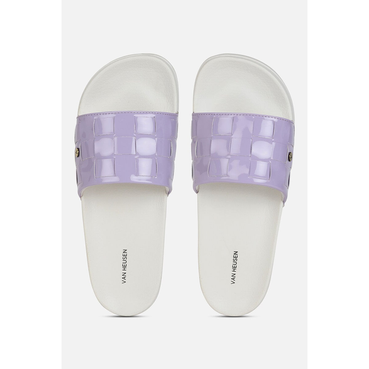 Buy Van Heusen Women Purple Sliders Online
