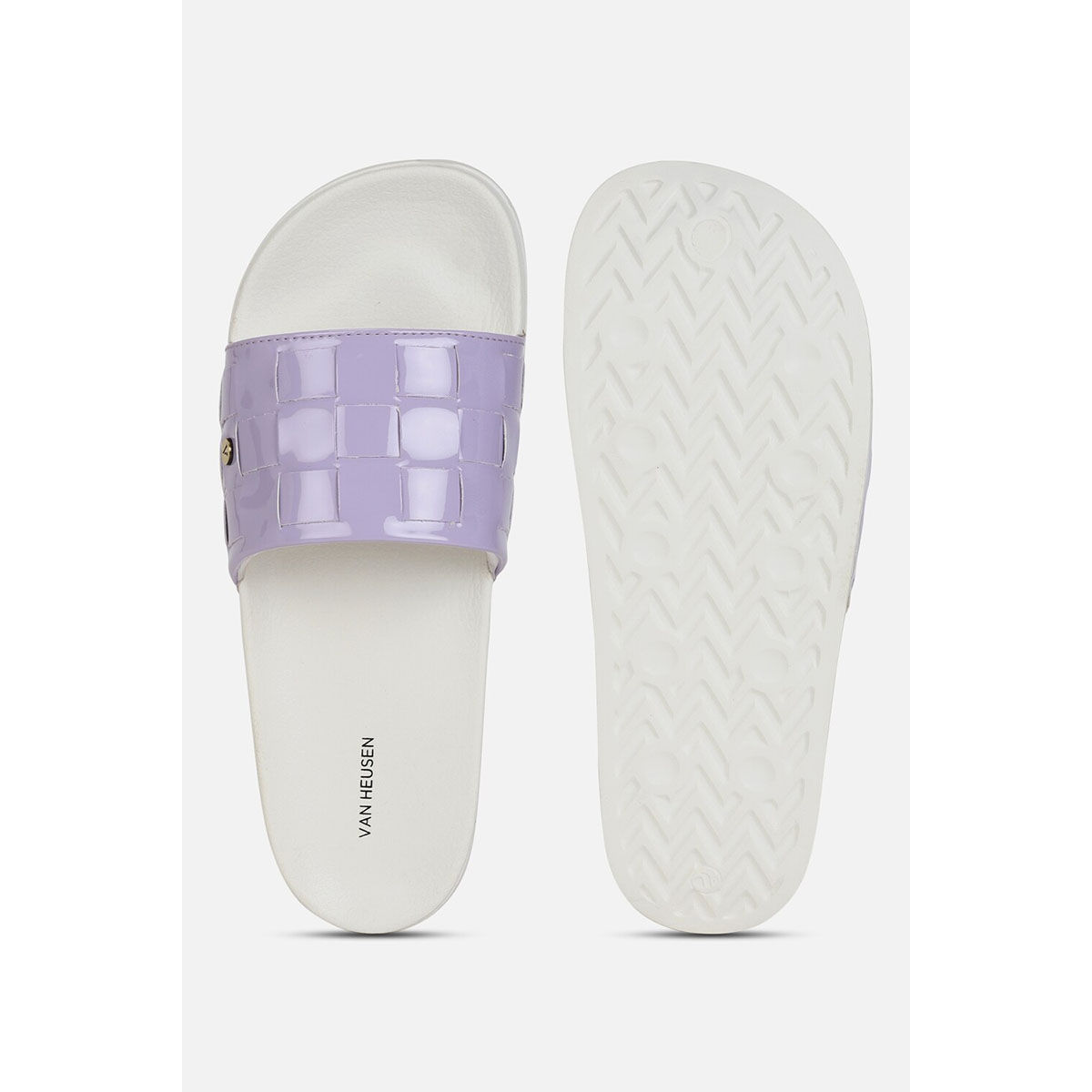 Buy Van Heusen Women Purple Sliders Online