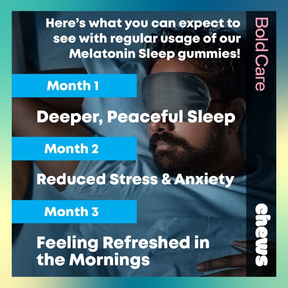 Bold Care Blissful Sleep Gummies with Melatonin 5mg: Buy Bold Care ...