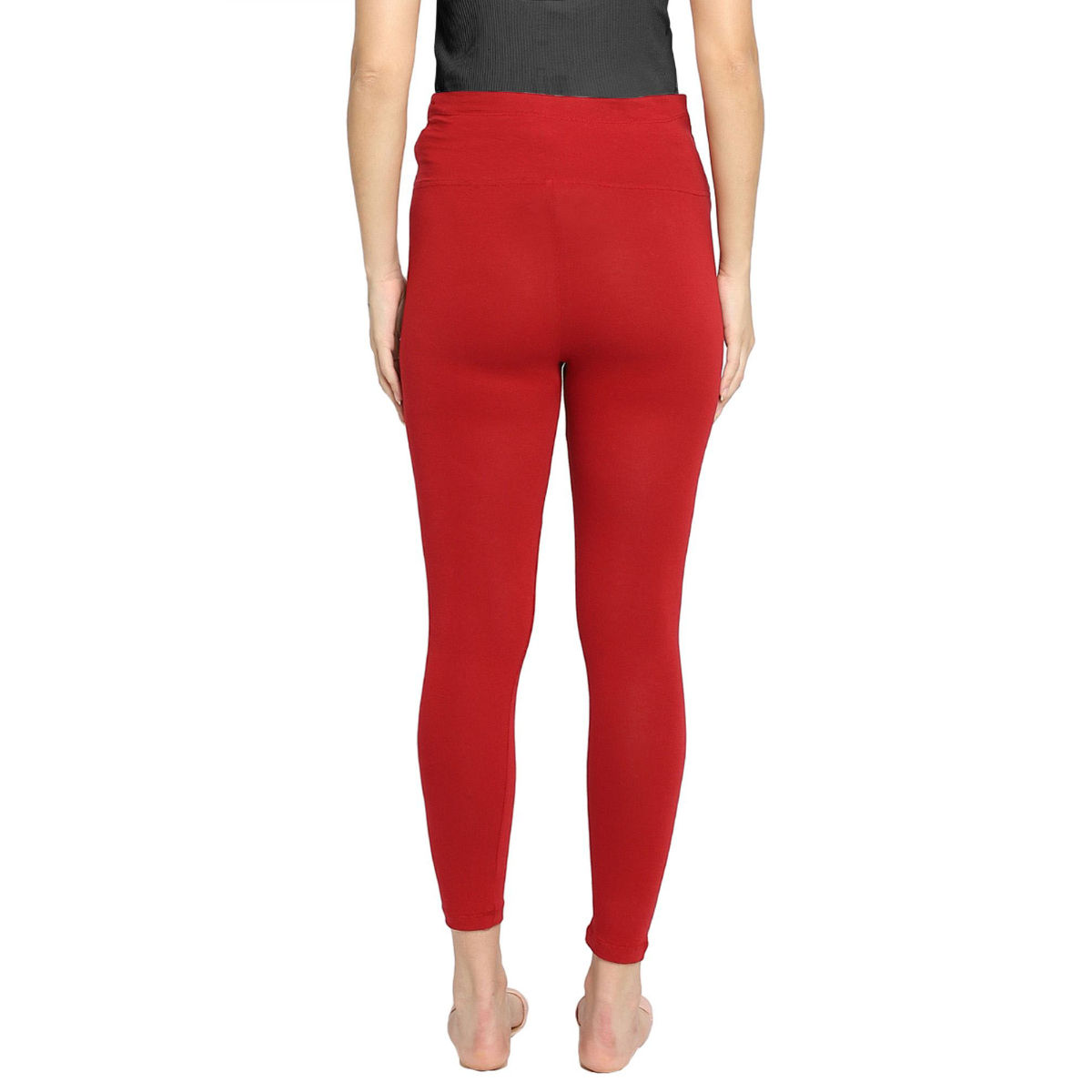 Buy Zelena High Waisted Red Maternity Leggings Online