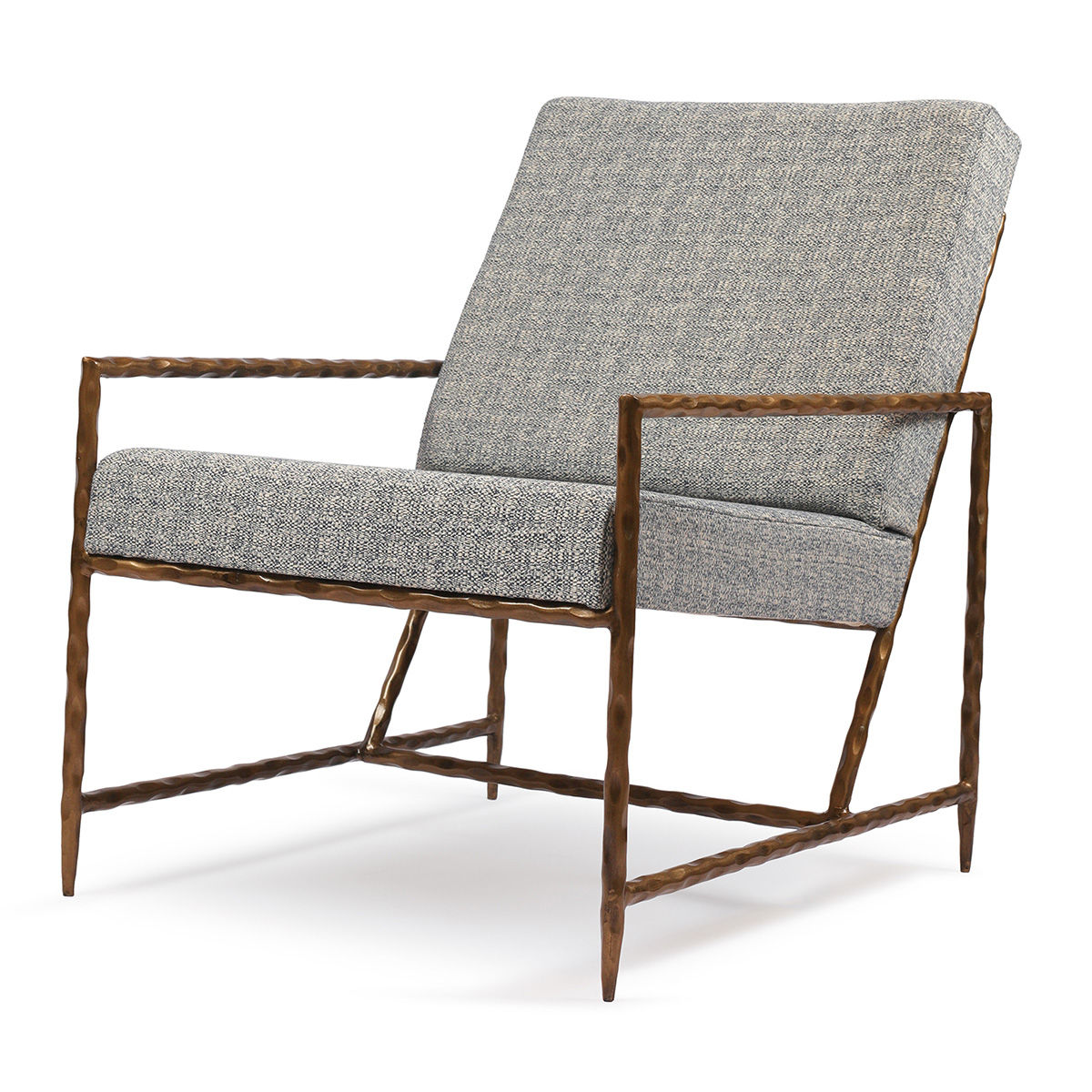 Buy Living With Elan Amadeus Lounge Chair (Antique Gold Finish) Online