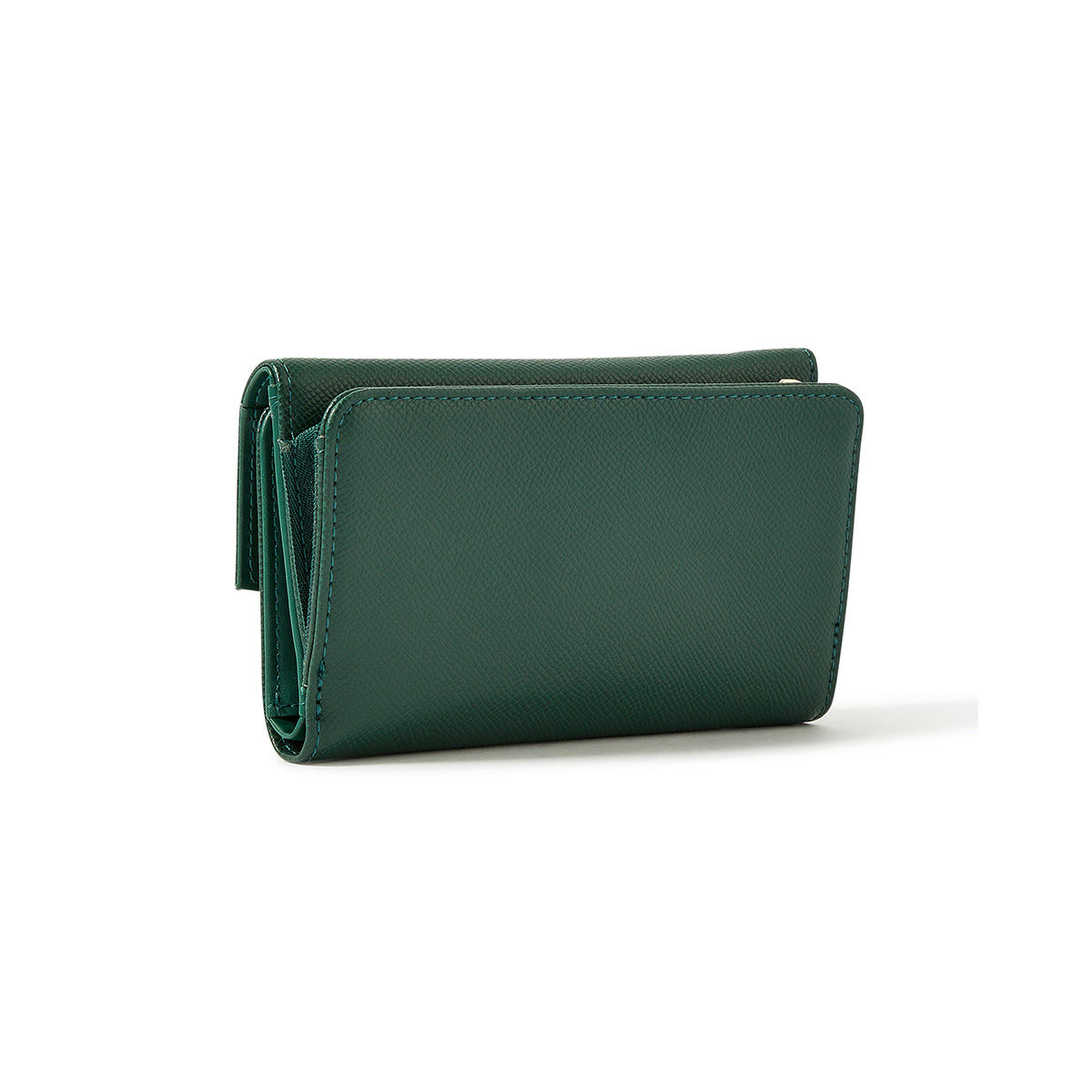 Accessorize London Womens Faux Leather Green Amy Wallet: Buy ...