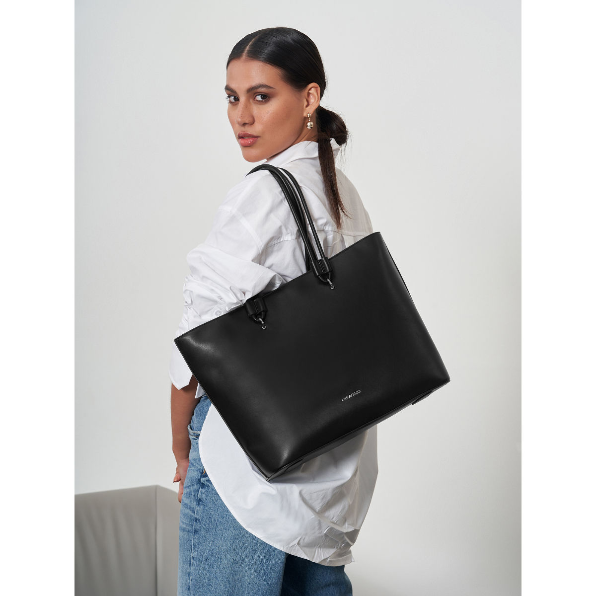 Buy MIRAGGIO Jada Tote Bag Black Online