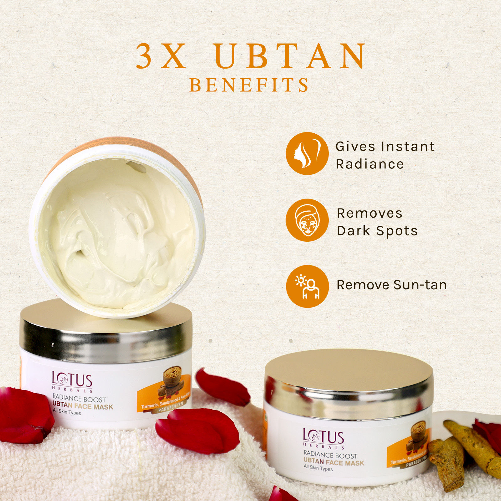 Lotus Herbals Radiance Boost Ubtan Face Mask: Buy Lotus Herbals ...