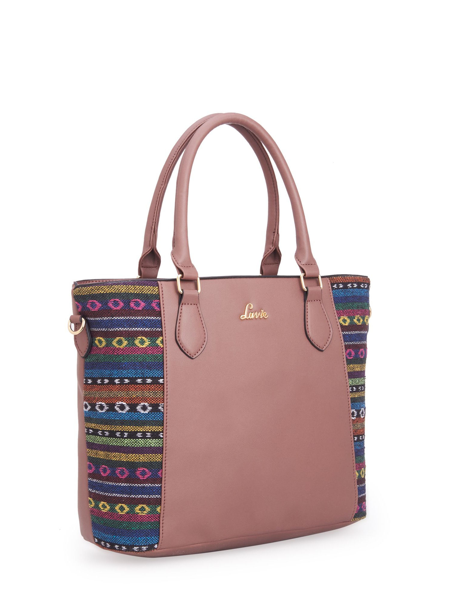 Buy Lavie Purple Polyurethane Sheng Ew Tote Bags Online