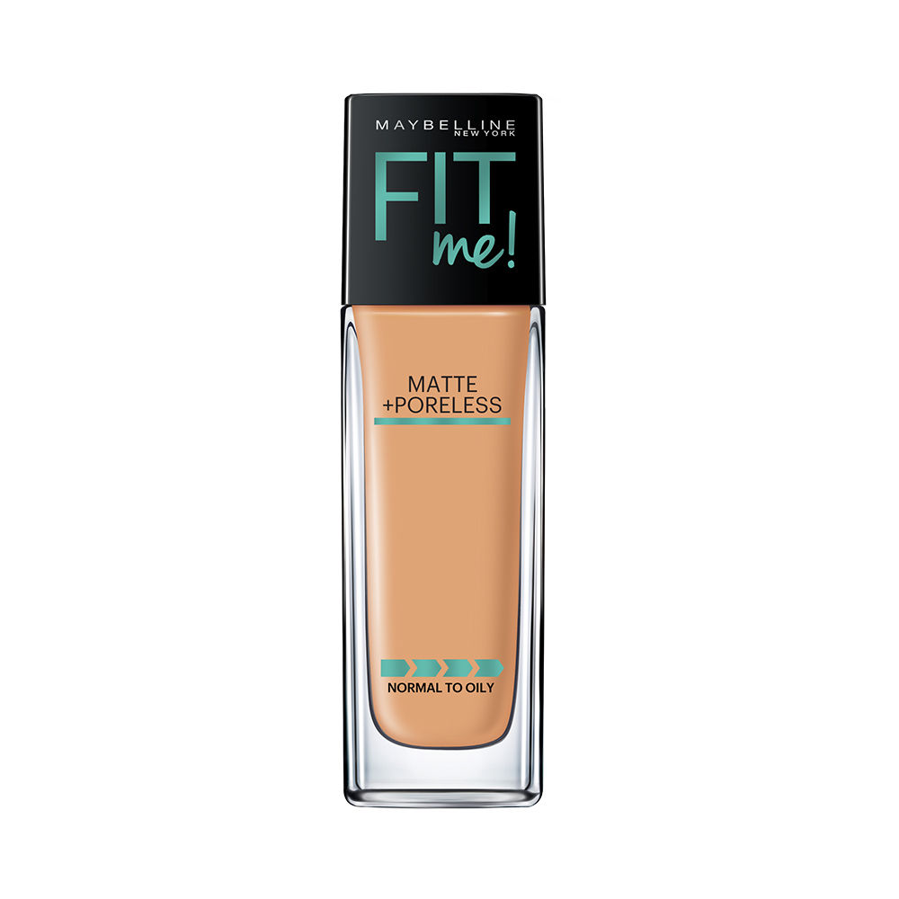 Maybelline New York Fit Me Matte+Poreless Liquid Foundation With Pump ...