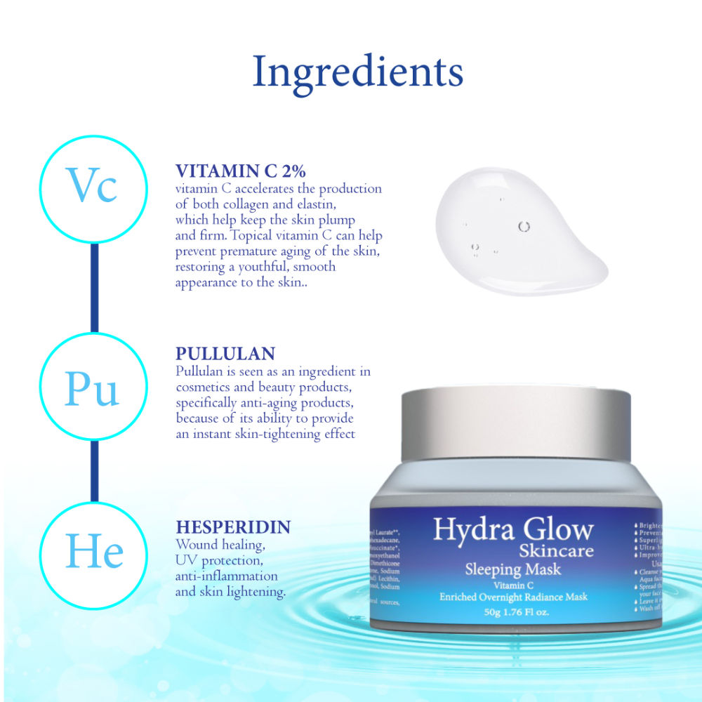 Buy HydraGlow Skincare Sleeping Mask Vitamin C Online