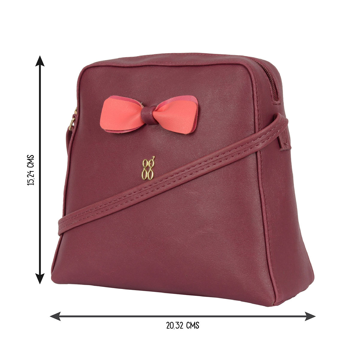Buy Baggit Karnavati Small Red Sling Bag Online