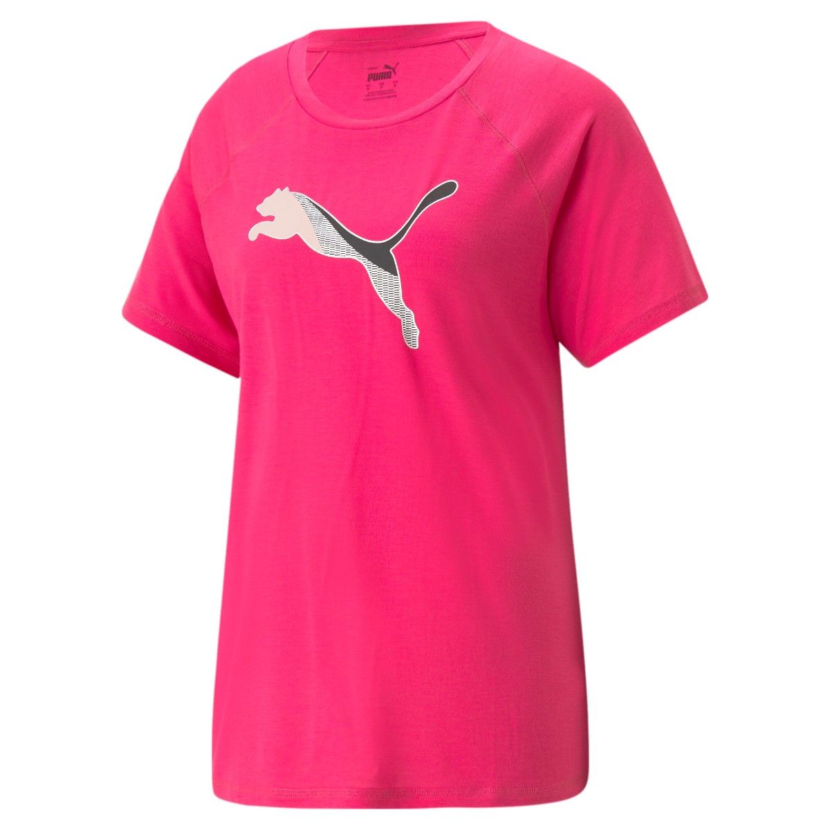 Buy Puma Evostripe Womens Pink T-Shirt Online