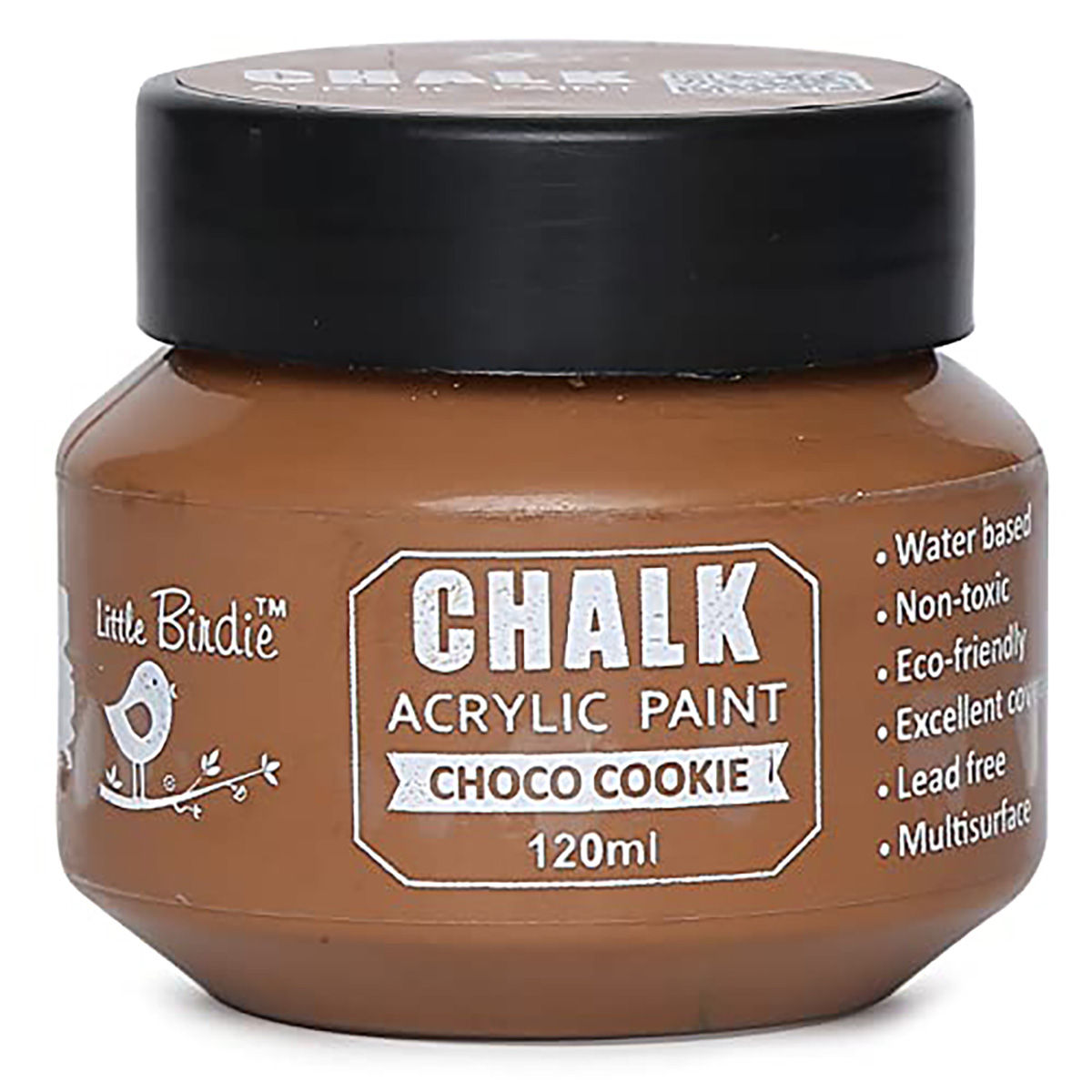 Buy Little Birdie Home Decor Chalk Paint Choco Cookie 120ml Online