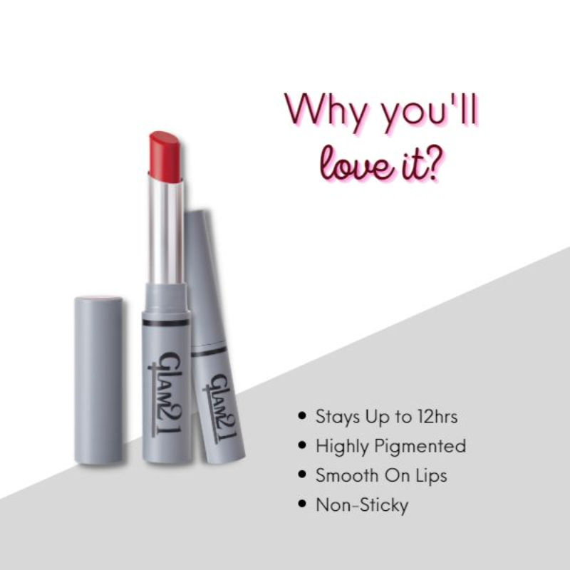 Buy GLAM21 Long Lasting Non-transfer Lipstick Online